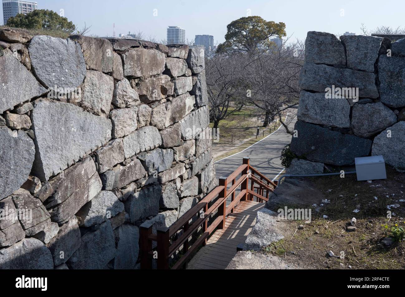 Fukuoka, Japan. 11th Mar, 2023. Views of the Fukuoka Castle Ruins (ç ...