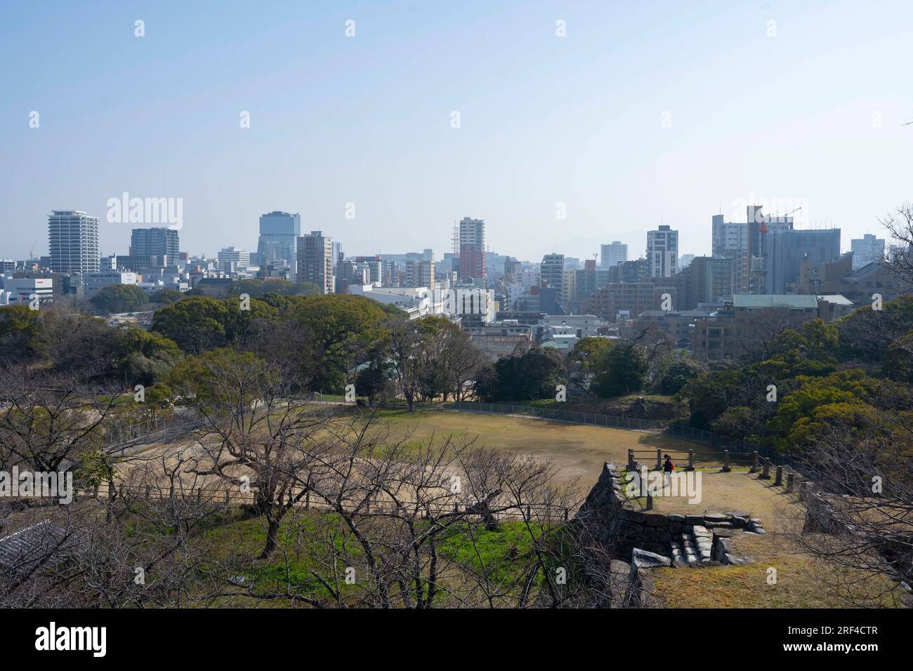 Fukuoka, Japan. 11th Mar, 2023. Skyline views of the city and Hakata at ...