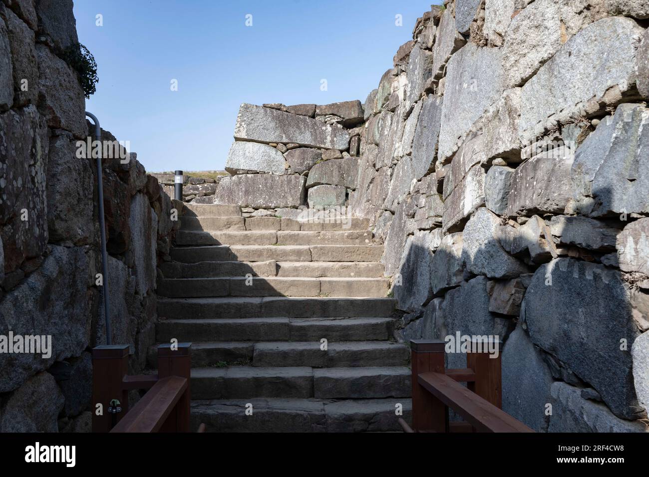 Fukuoka, Japan. 11th Mar, 2023. Views of the Fukuoka Castle Ruins (ç ...