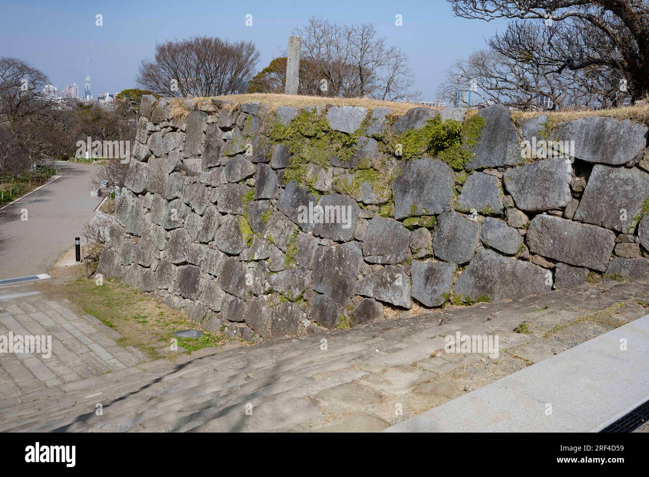 Fukuoka, Japan. 11th Mar, 2023. Views of the Fukuoka Castle Ruins (ç ...