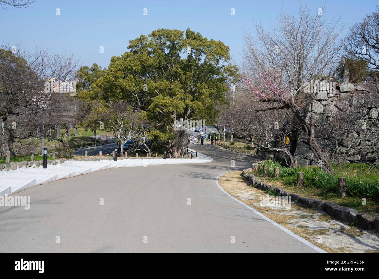 Fukuoka, Japan. 11th Mar, 2023. Views of the Fukuoka Castle Ruins (ç ...