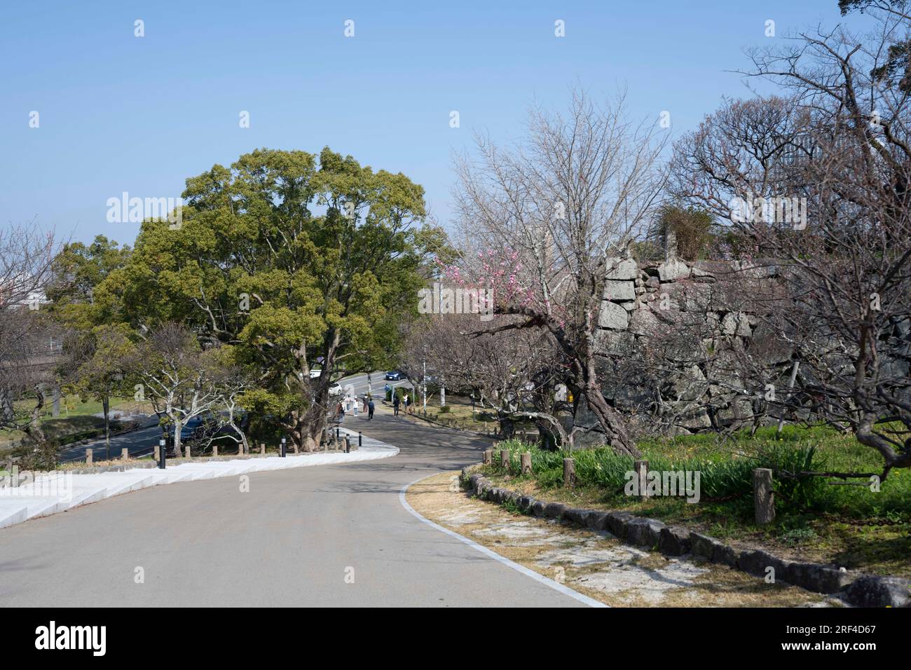 Fukuoka, Japan. 11th Mar, 2023. Views of the Fukuoka Castle Ruins (ç ...