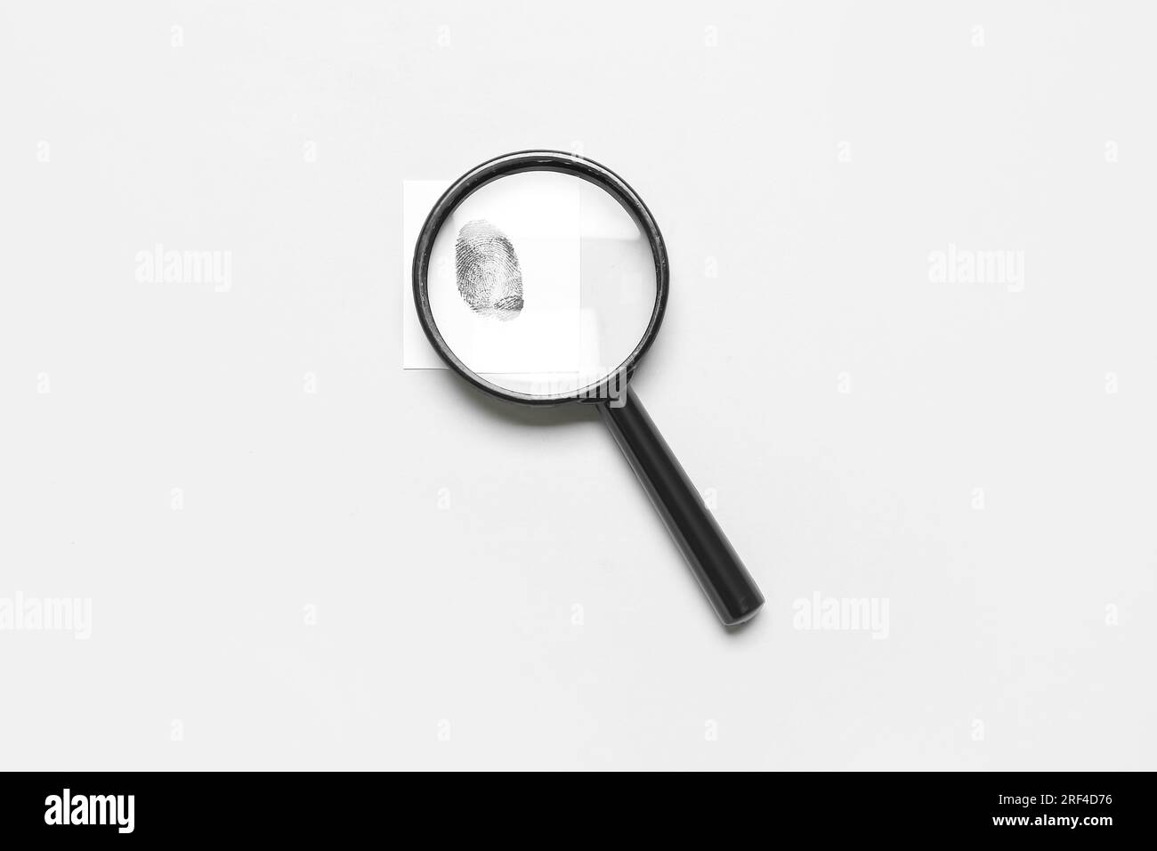 Magnifier and fingerprint hi-res stock photography and images - Alamy