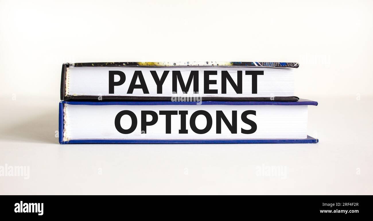 Payment options symbol. Concept words Payment options on beautiful ...