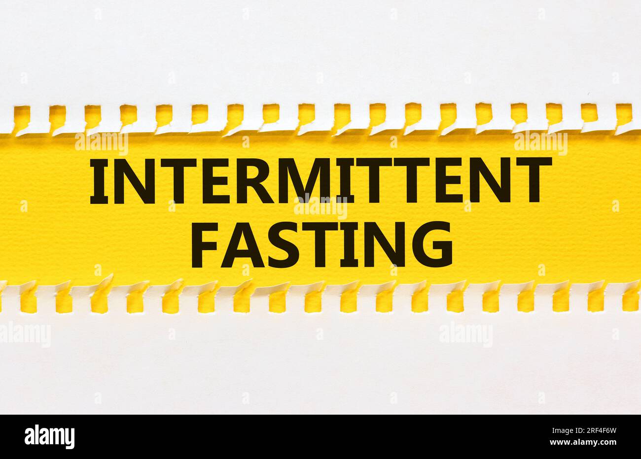 Intermittent fasting symbol. Concept words Intermittent fasting on ...