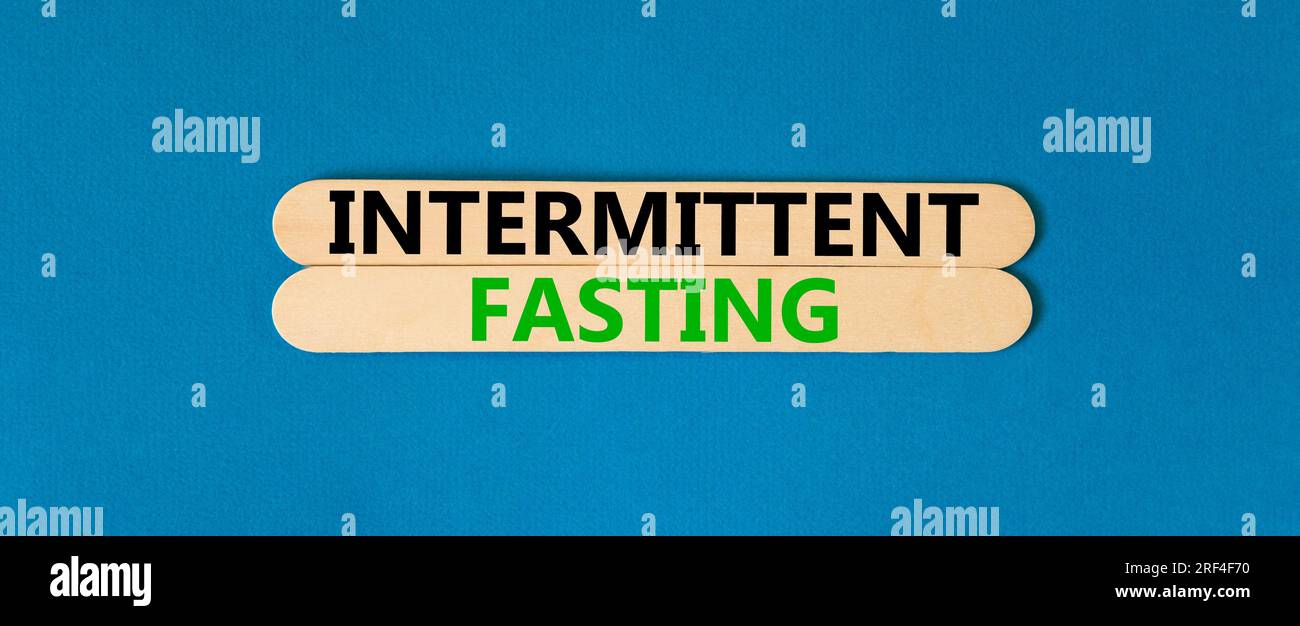Intermittent fasting symbol. Concept words Intermittent fasting on ...