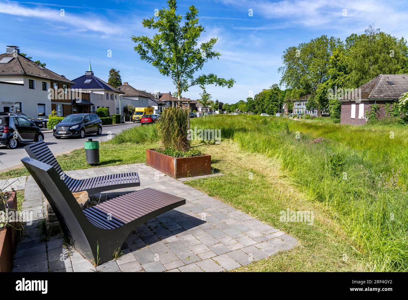 The Katernberger Bach, for over 40 years the stream was piped, 1.2 KM ...