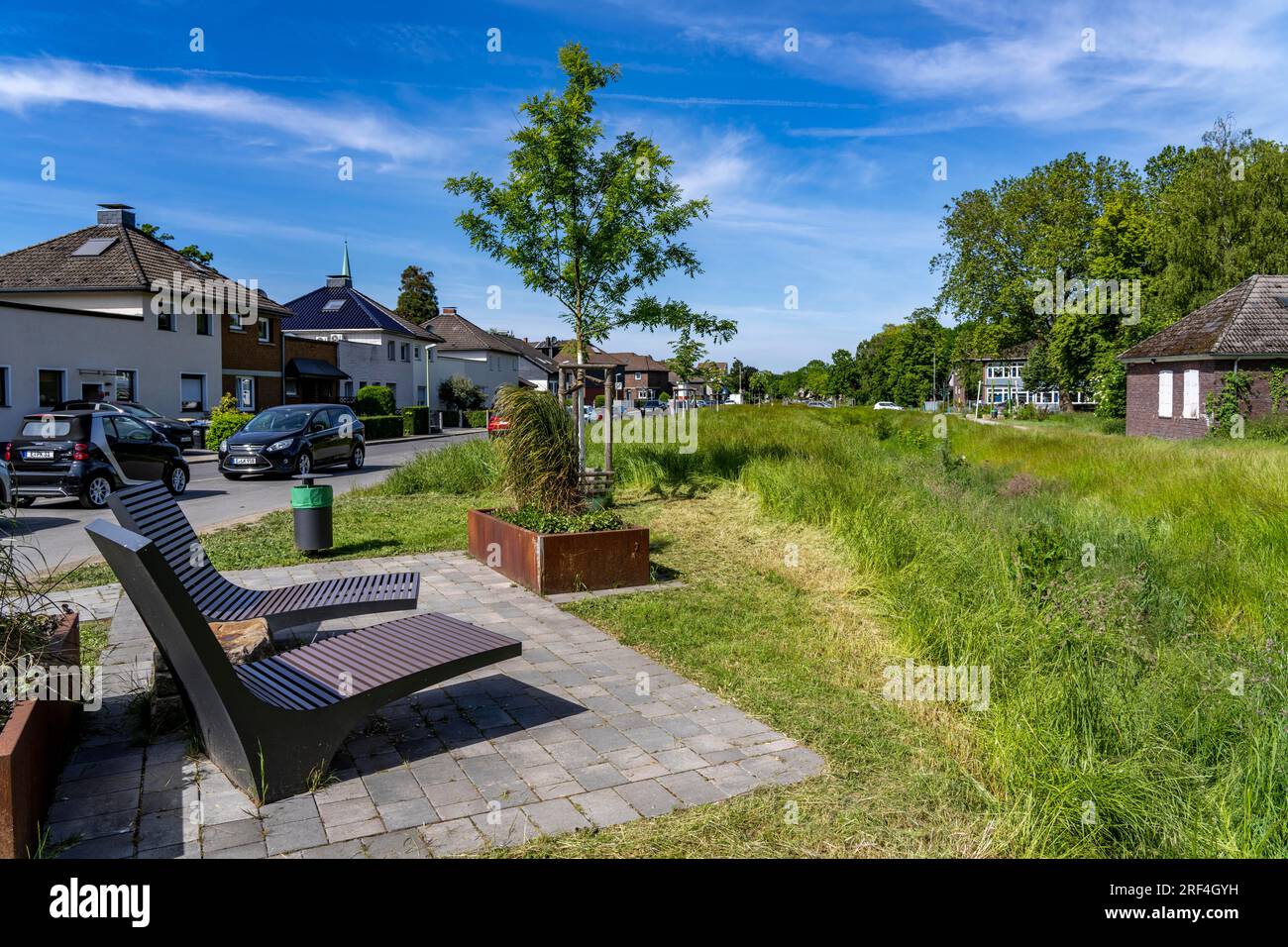 The Katernberger Bach, for over 40 years the stream was piped, 1.2 KM ...