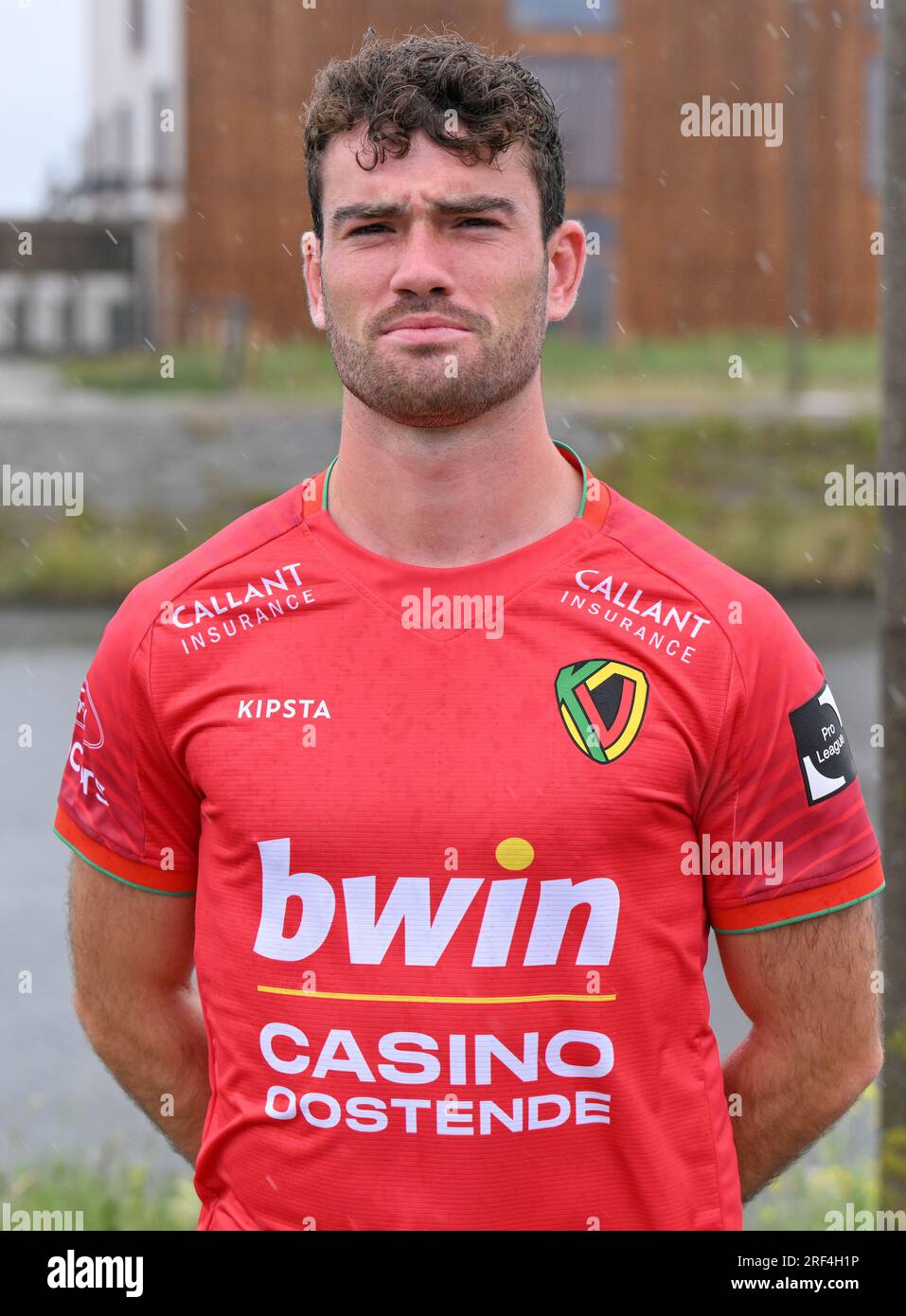 Oostende, Belgium. 31st July, 2023. Brent Laes of Oostende pictured ...