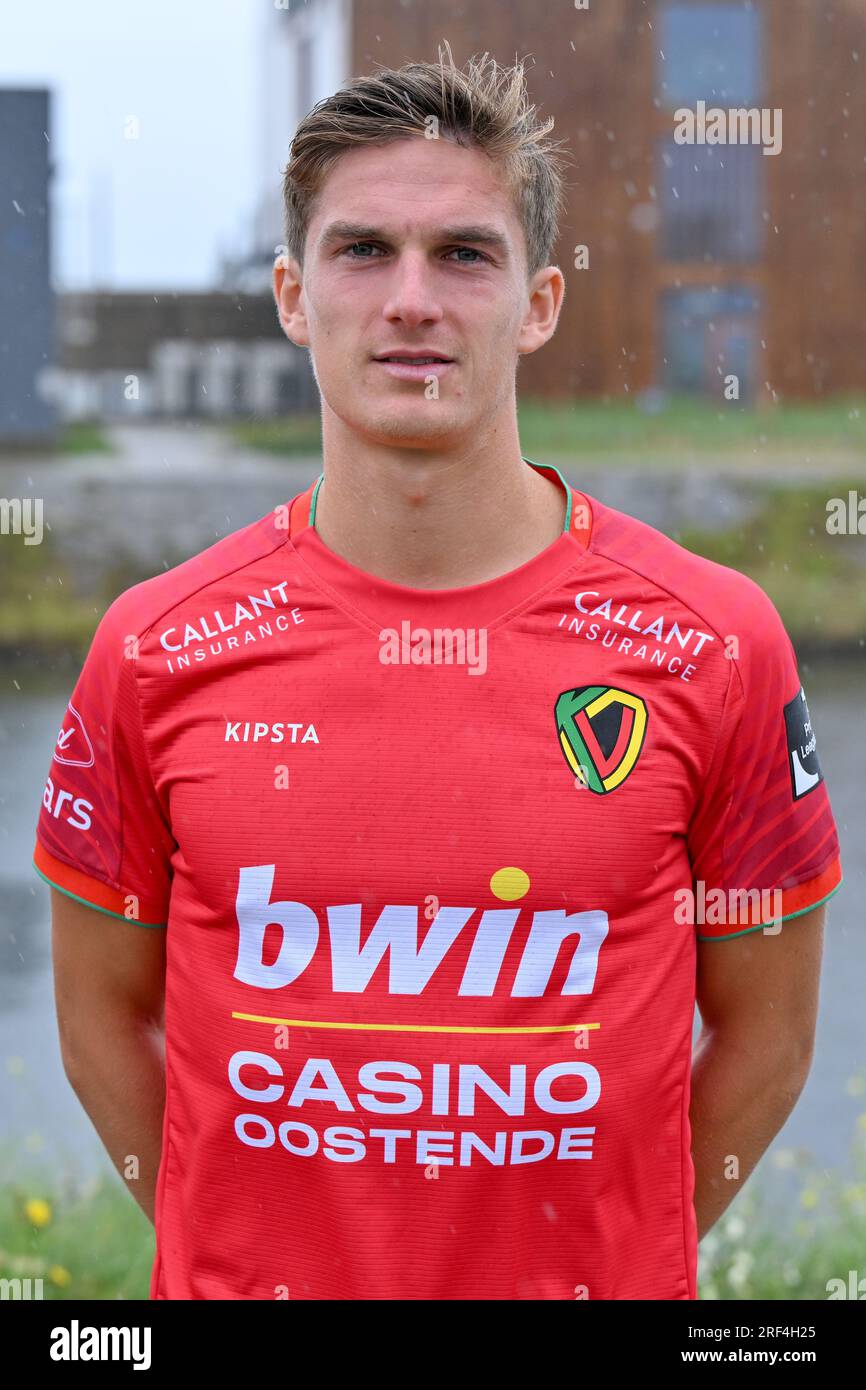 Oostende, Belgium. 31st July, 2023. Sieben Dewaele of Oostende pictured ...
