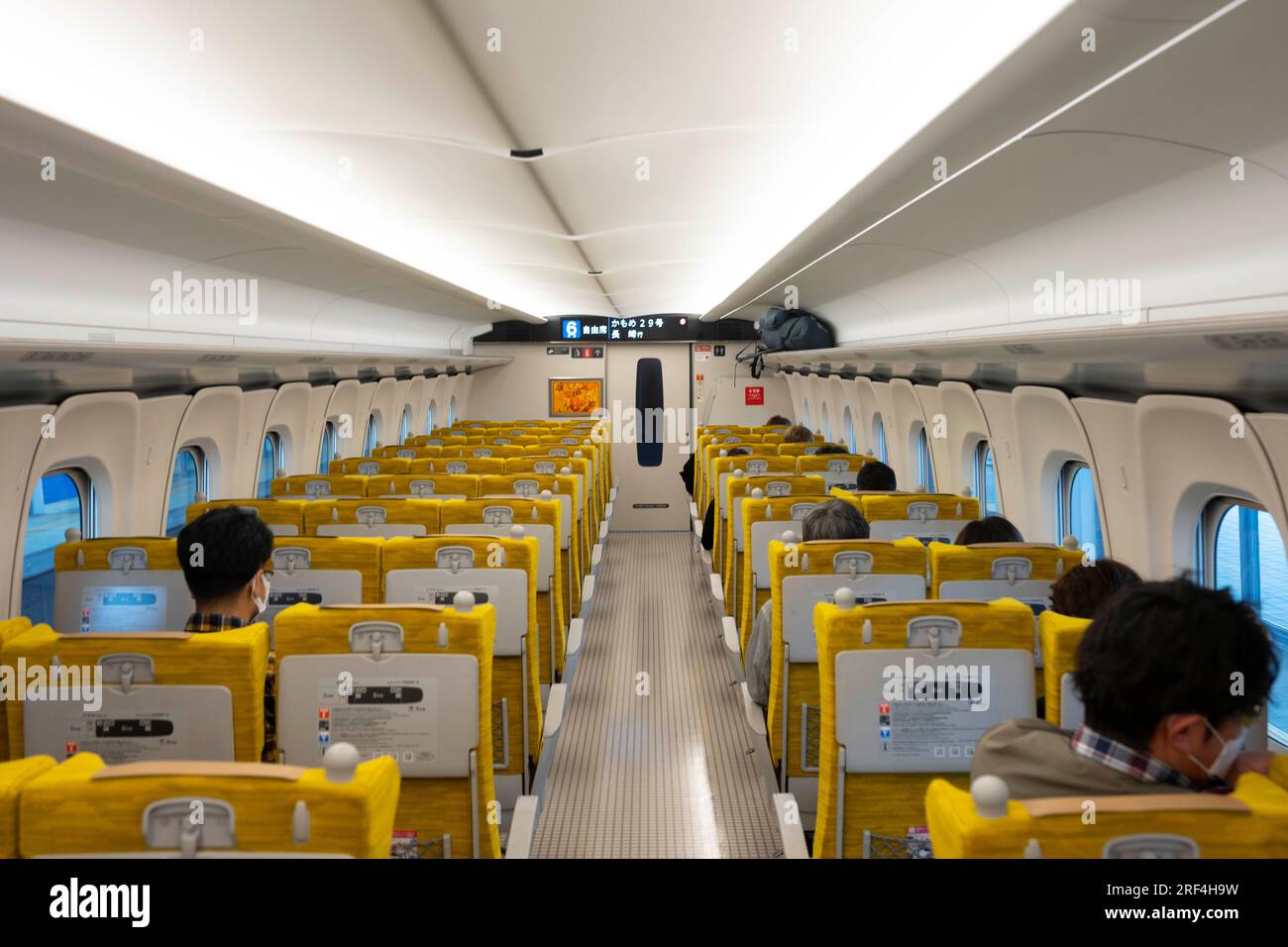 Takeo Onsen, Saga Prefecture, Japan. 11th Mar, 2023. Onboard the new ...