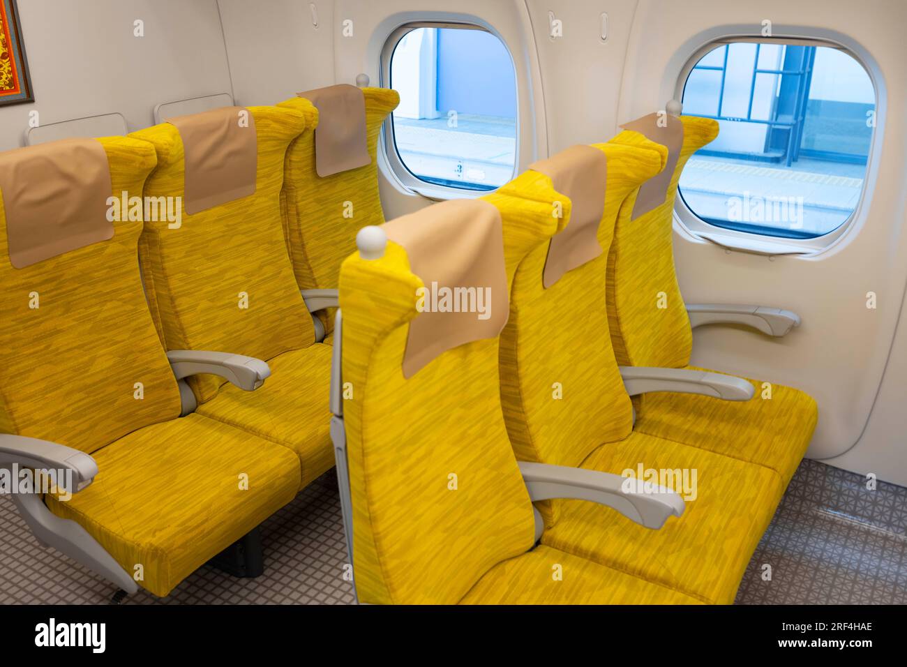 Takeo Onsen, Saga Prefecture, Japan. 11th Mar, 2023. Onboard the new ...