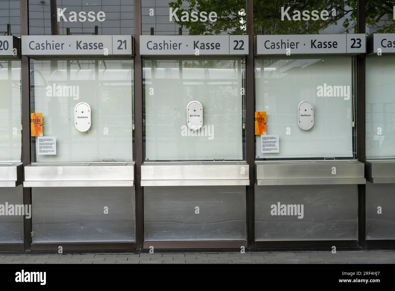 Symbolic image, ticket booth, ticket counter, entrance to a fair ...