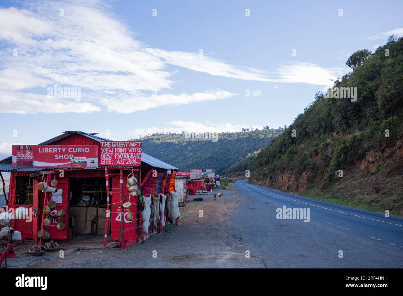 Great Rift Valley Kenya Landscapes Savannah Grassland Narok County Mai ...