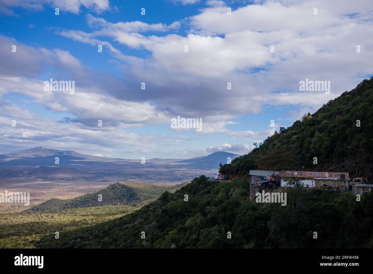 Great Rift Valley Kenya Landscapes Savannah Grassland Narok County Mai ...