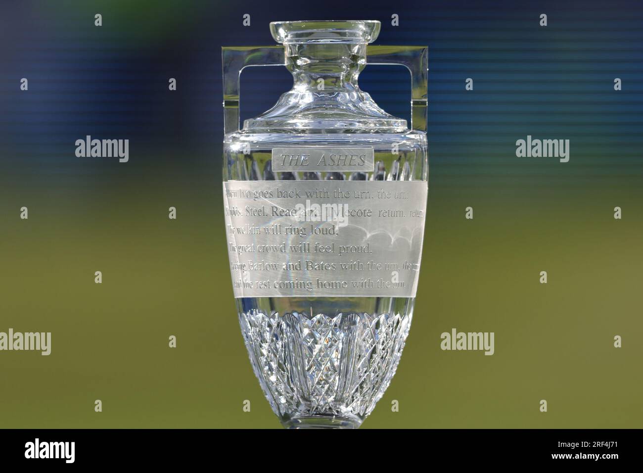 The ashes trophy during the LV= Insurance Ashes Fifth Test Series Day ...