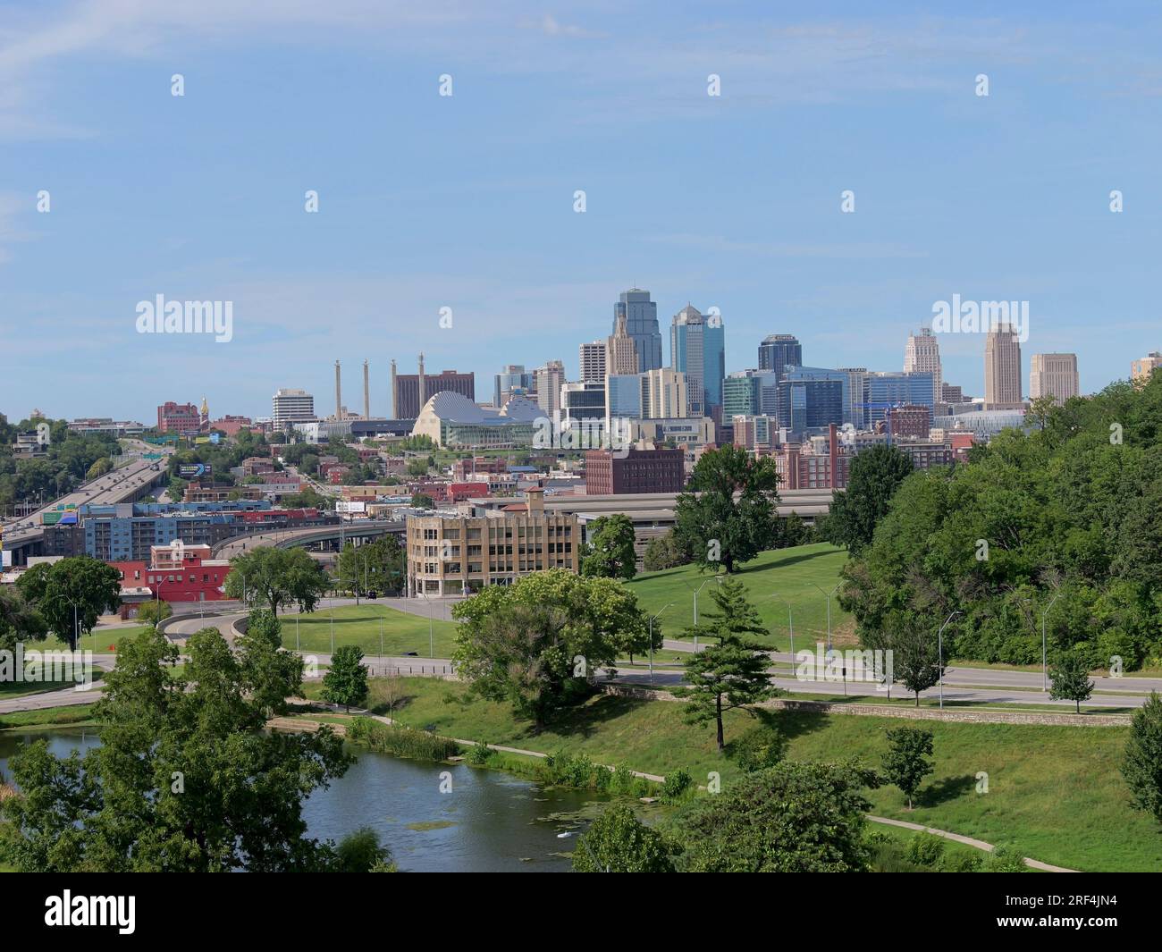 Kansas City, Missouri - July 29, 2023: The Scout Statue at Penn Valley ...