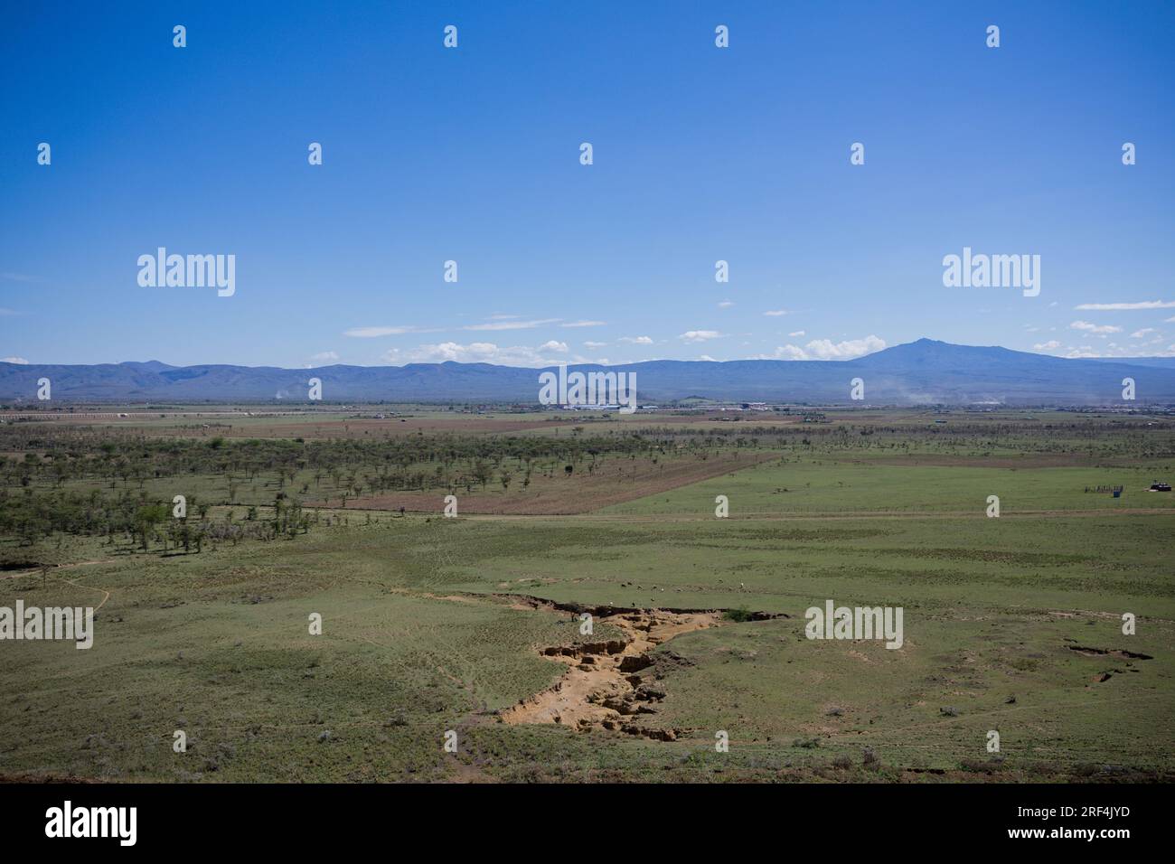 Great Rift Valley Kenya Landscapes Savannah Grassland Narok County Mai ...