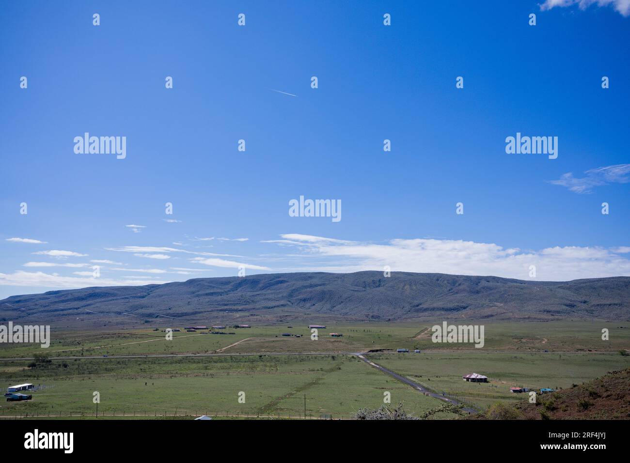 Great Rift Valley Kenya Landscapes Savannah Grassland Narok County Mai ...