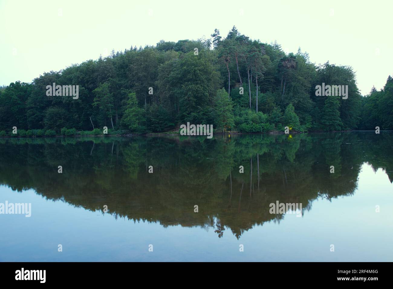 The Eiswoog near Ramsen is a reservoir on the Eisbach stream in the ...