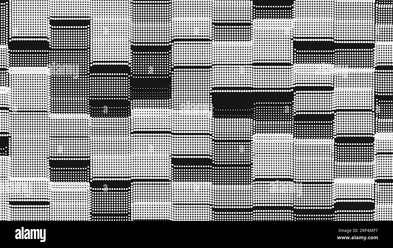 Point wave pixel texture. Abstract dot background. Technological ...