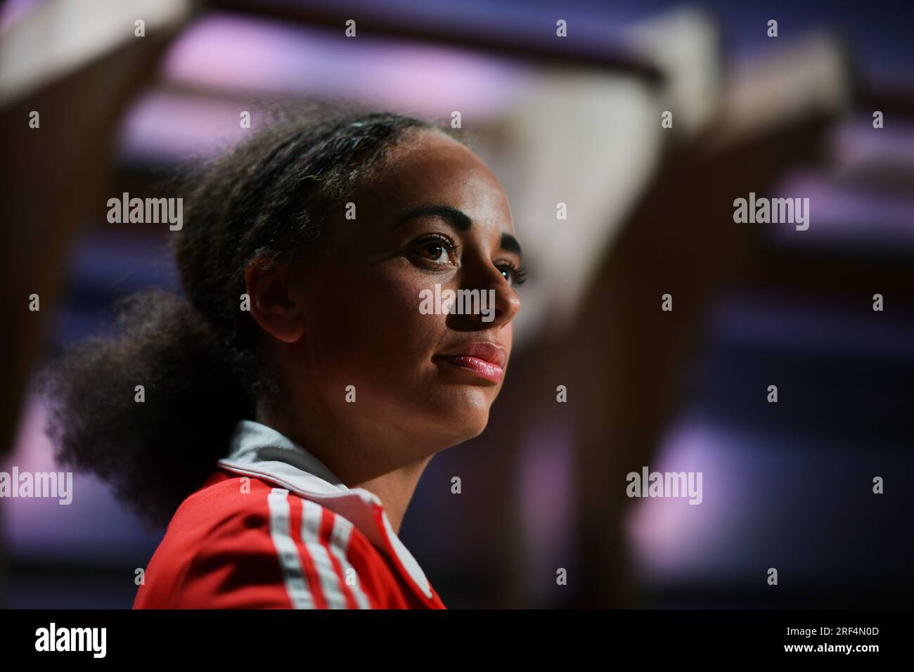 Edinburgh Scotland, UK 31 July 2023. Adiza Shardow in Thrown at the ...