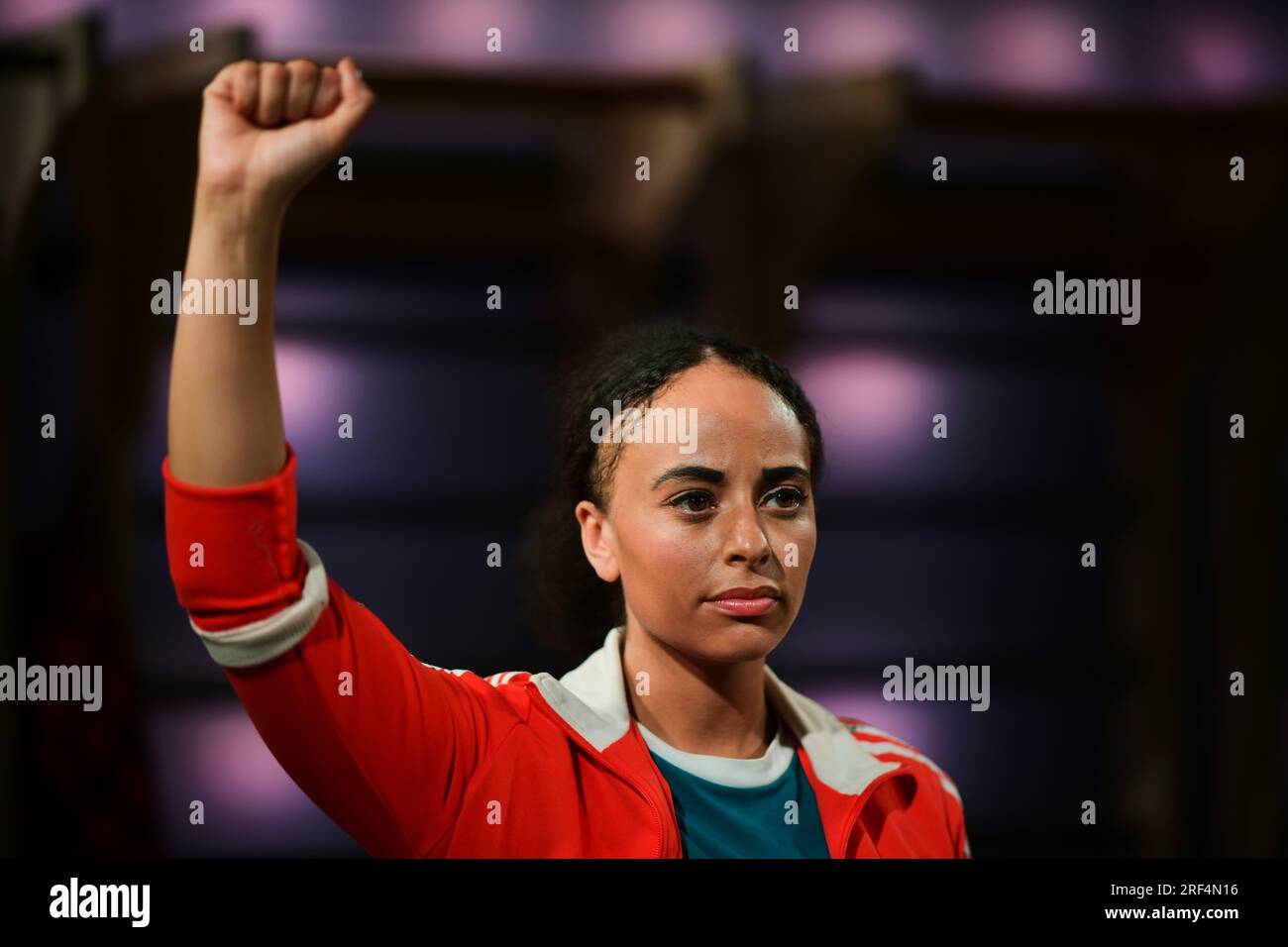 Edinburgh Scotland, UK 31 July 2023. Adiza Shardow in Thrown at the ...