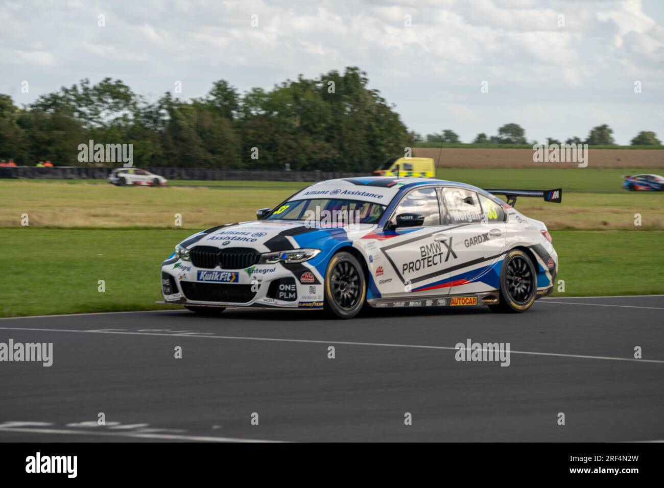 Qualifying during the British Touring Car Championship at Croft Circuit ...