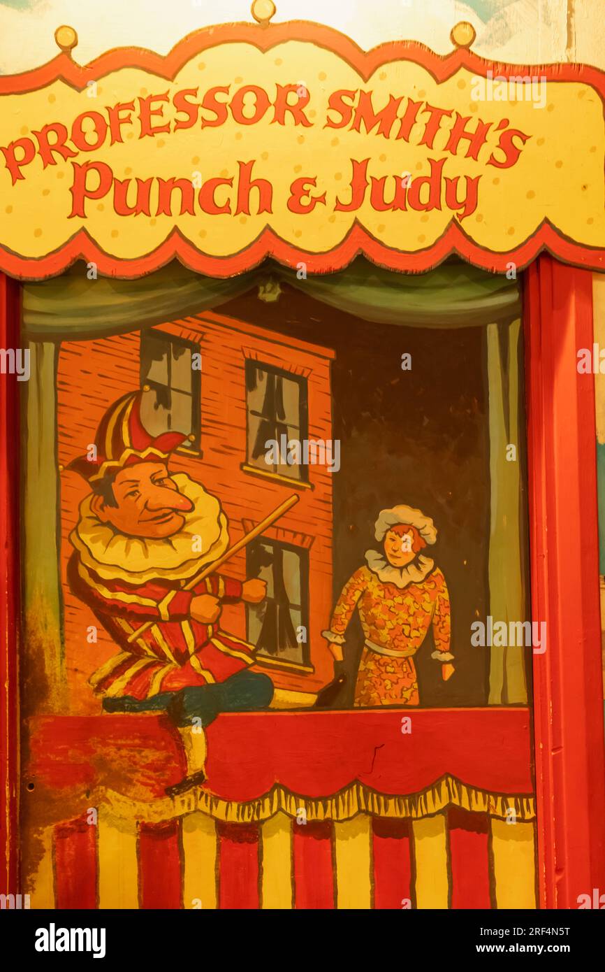 England, Kent, Margate, Margate Museum, Exhibit of Historic Punch and ...