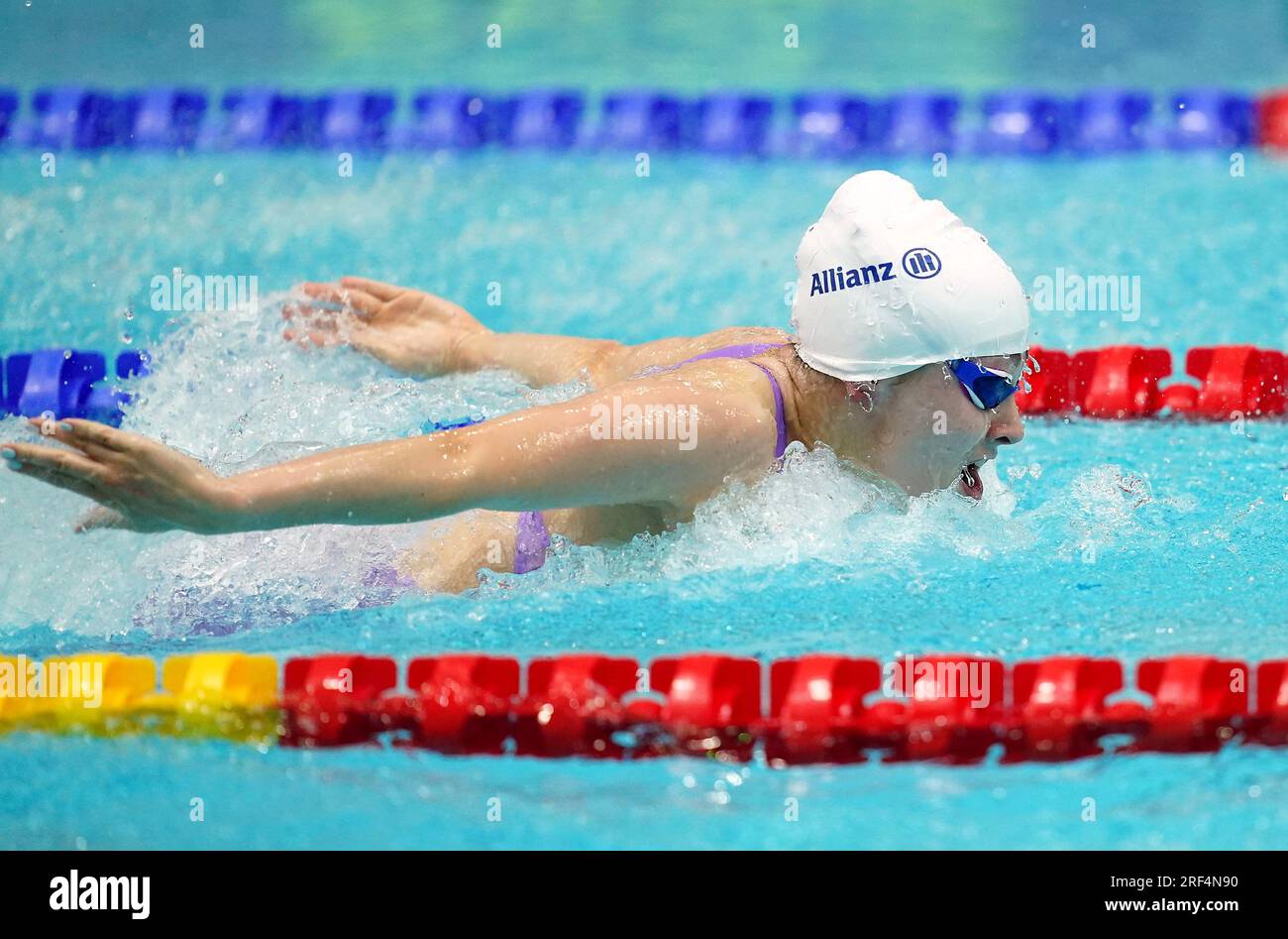 Ireland’s Roisin Ni Riain in action during the Women's 100m Butterfly ...