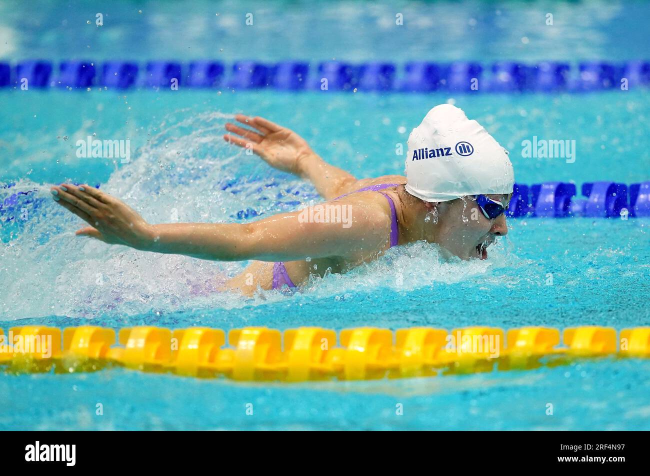 Ireland’s Roisin Ni Riain in action during the Women's 100m Butterfly ...