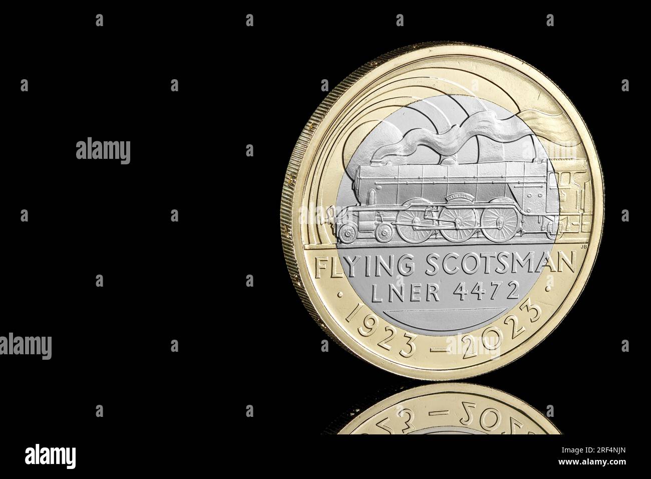 2023 £2 coin to commemorate the centenary of the Flying Scotsman steam ...