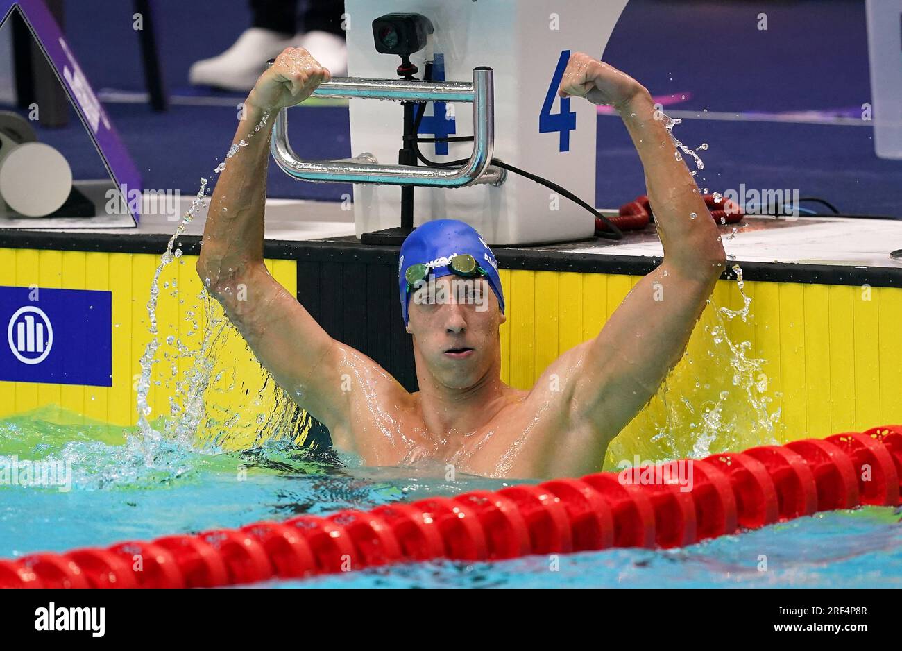 Italy’s Alberto Amodeo wins the Men's 400m Freestyle S8 final during ...