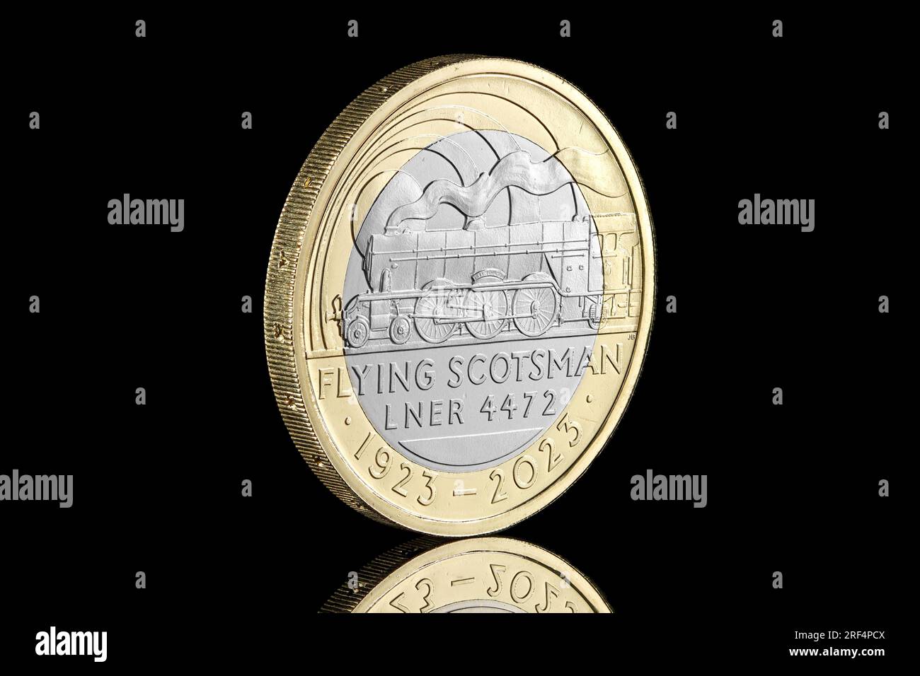 2023 £2 coin to commemorate the centenary of the Flying Scotsman steam ...