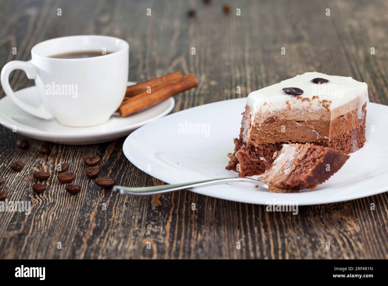 multi layer cake for dessert, a delicious piece of cake in which each ...