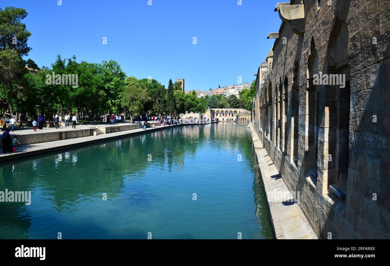 Located in Sanliurfa, Turkey, Lake Balikli is one of the most visited ...