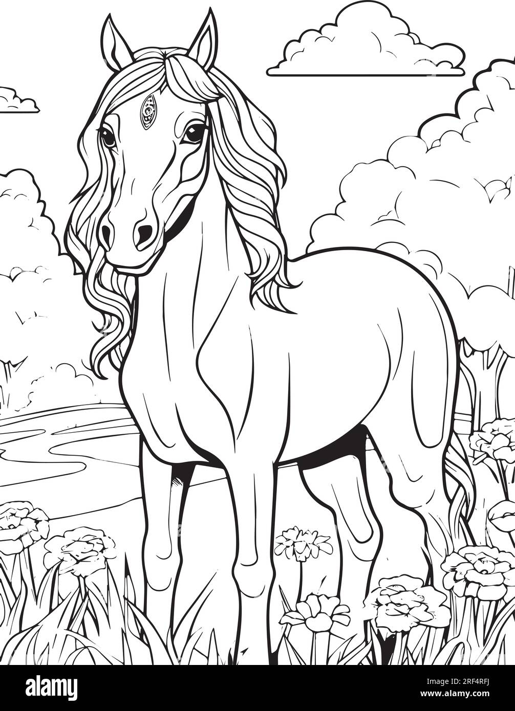 Pet coloring pages for adults Cut Out Stock Images & Pictures - Alamy