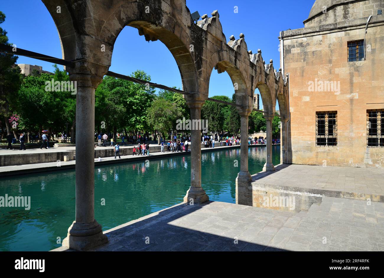 Located in Sanliurfa, Turkey, Lake Balikli is one of the most visited ...