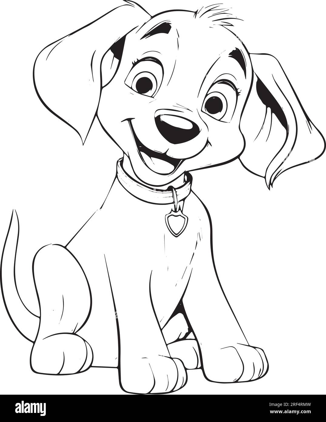 Pet coloring pages for adults Black and White Stock Photos & Images - Alamy