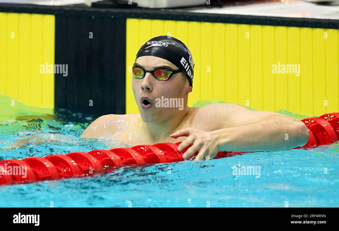 Great Britain’s William Ellard finishes second in the Men's 200m ...