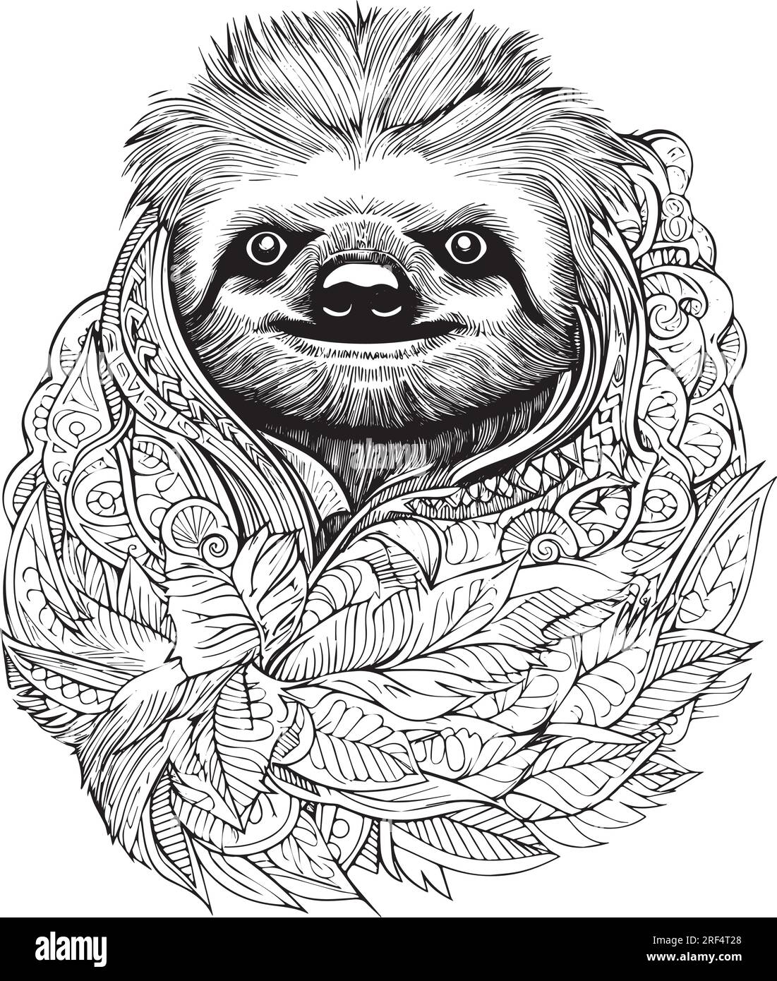 Pet coloring pages for adults Cut Out Stock Images & Pictures - Alamy