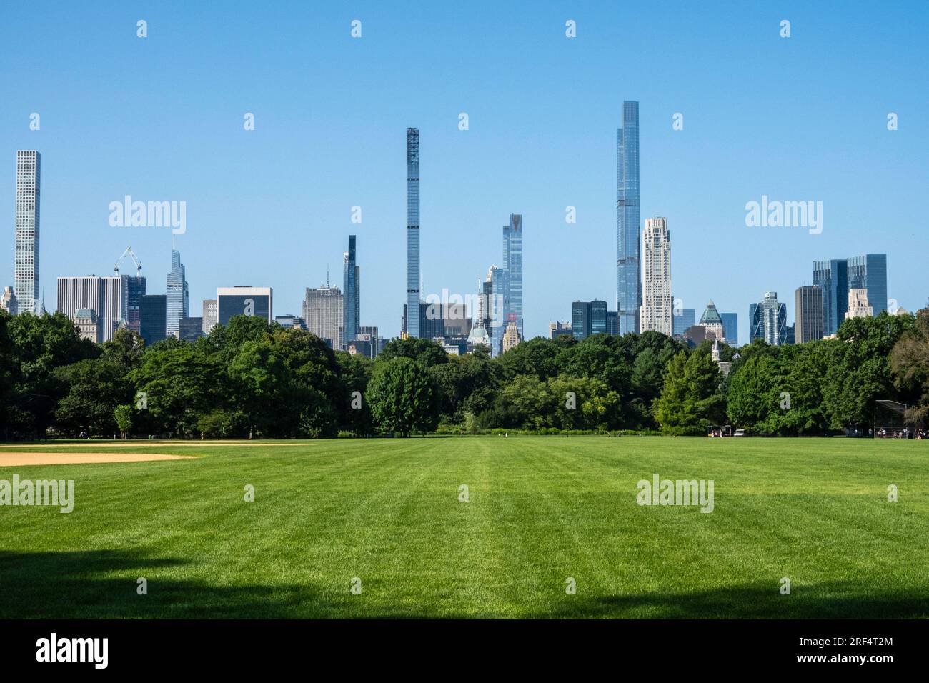 Super tall, skyscrapers, dominate midtown skyline as seen from Central ...