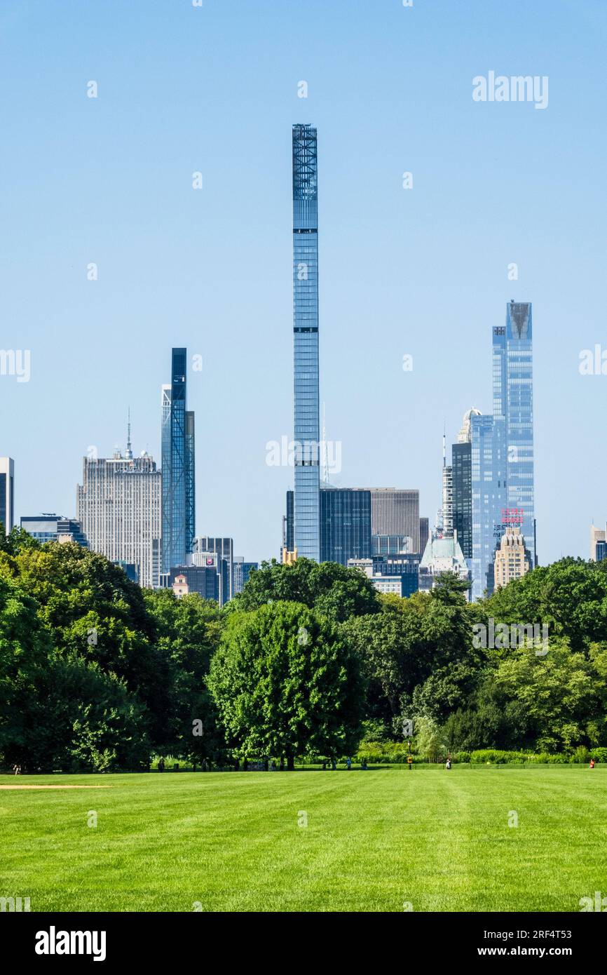 Super tall, skyscrapers, dominate midtown skyline as seen from Central ...