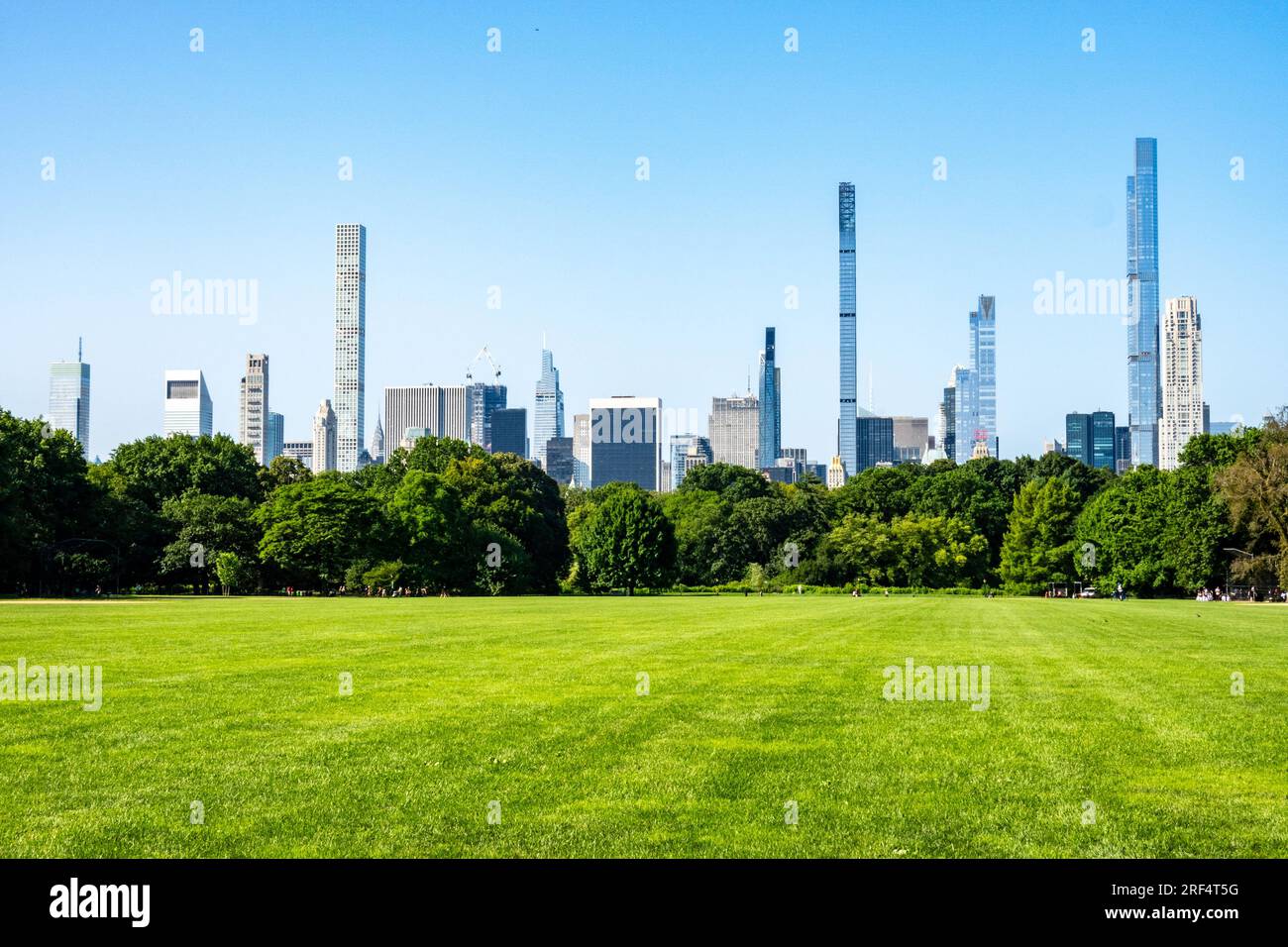 Super tall, skyscrapers, dominate midtown skyline as seen from Central ...