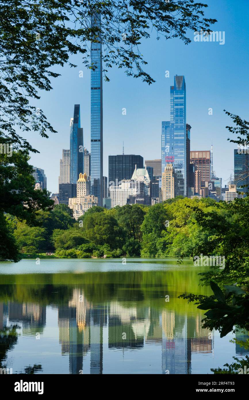 Super tall, skyscrapers, dominate midtown skyline as seen from Central ...