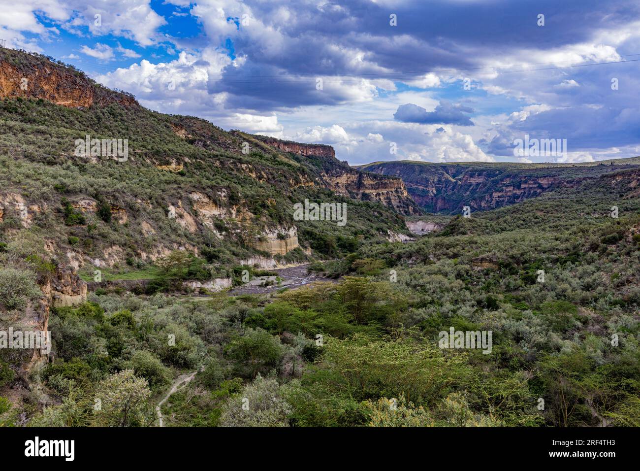 Landscape Nature At Hells Gate National Park Great Rift Valley Nakuru ...