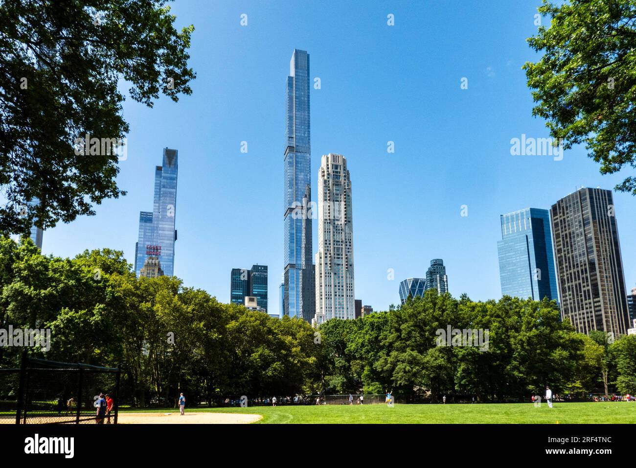 Super tall, skyscrapers, dominate midtown skyline as seen from Central ...