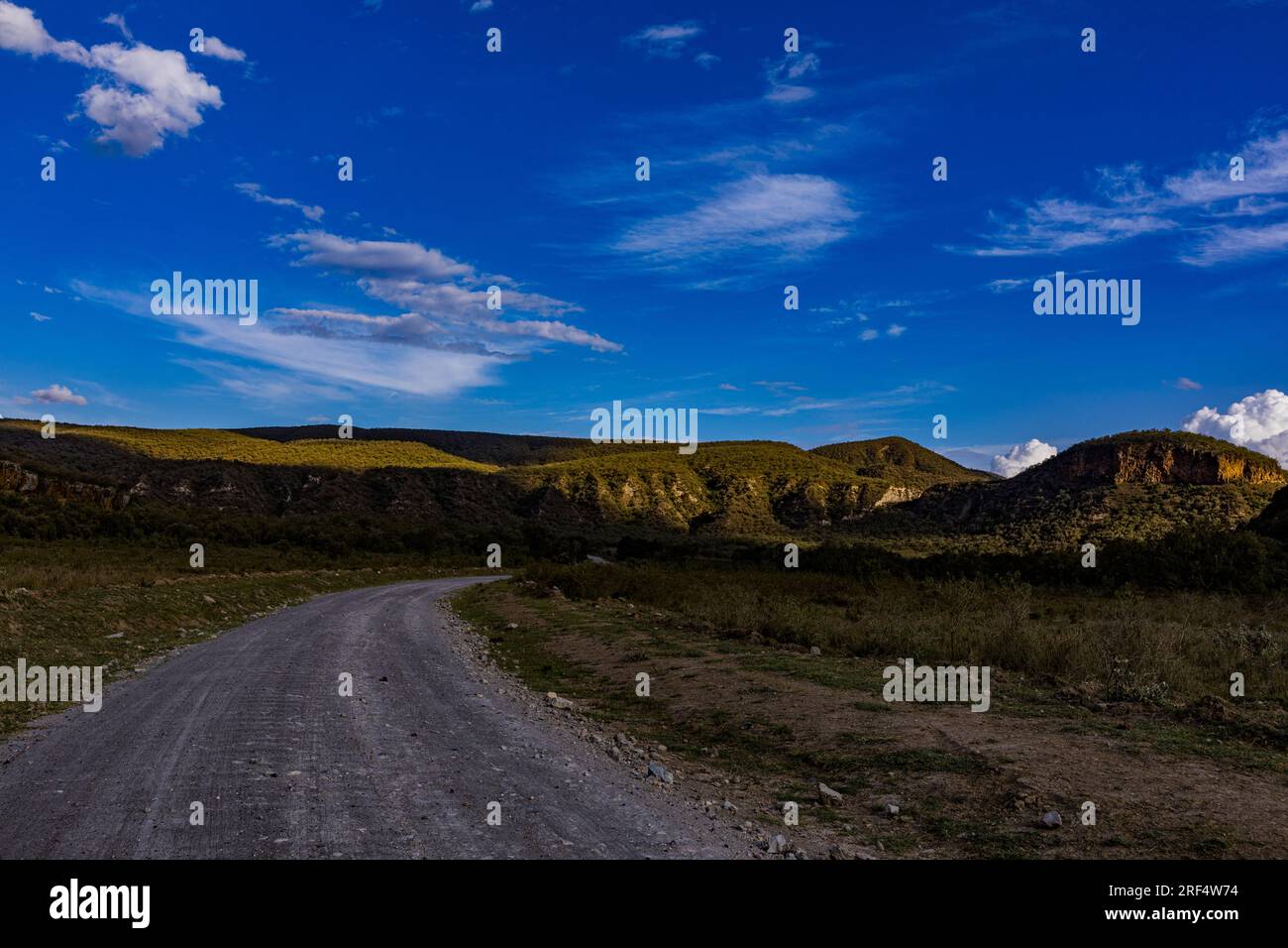 Hell's Gate National Park lies south of Lake Naivasha in Kenya, north ...