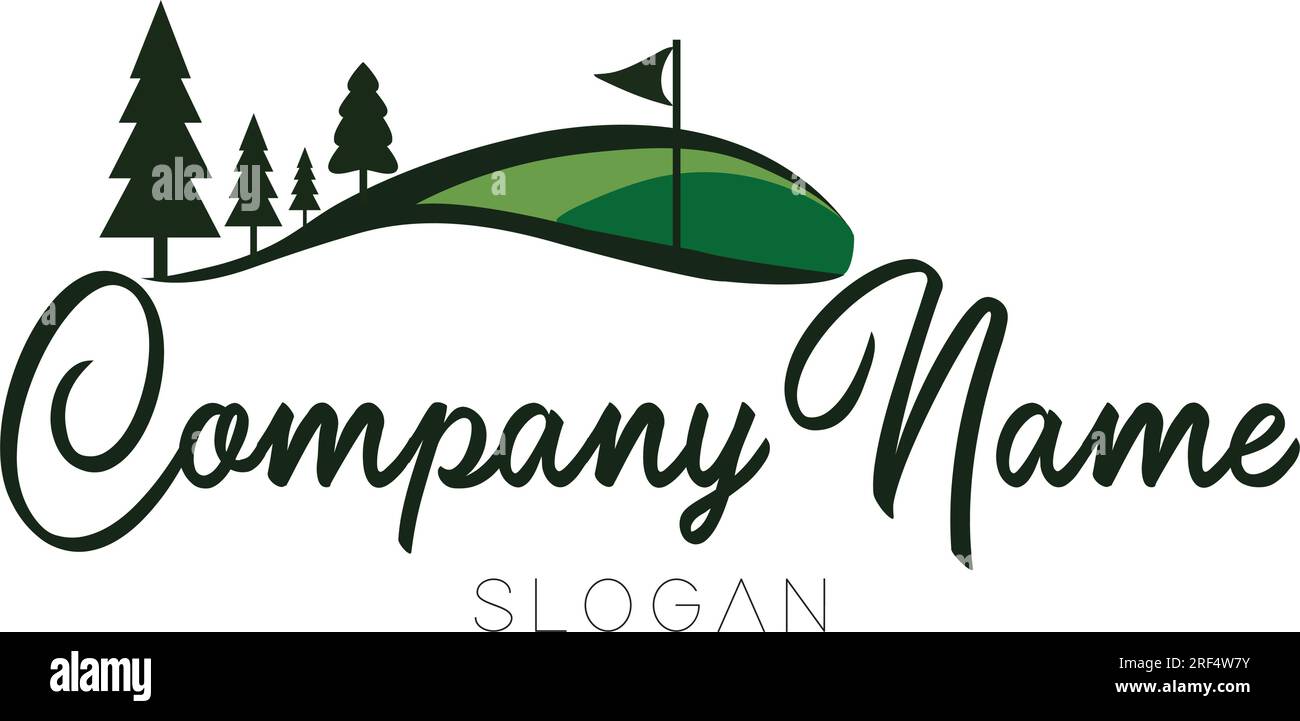 Golf Park, Landscape, Nature with beautifully manicured greens logos ...