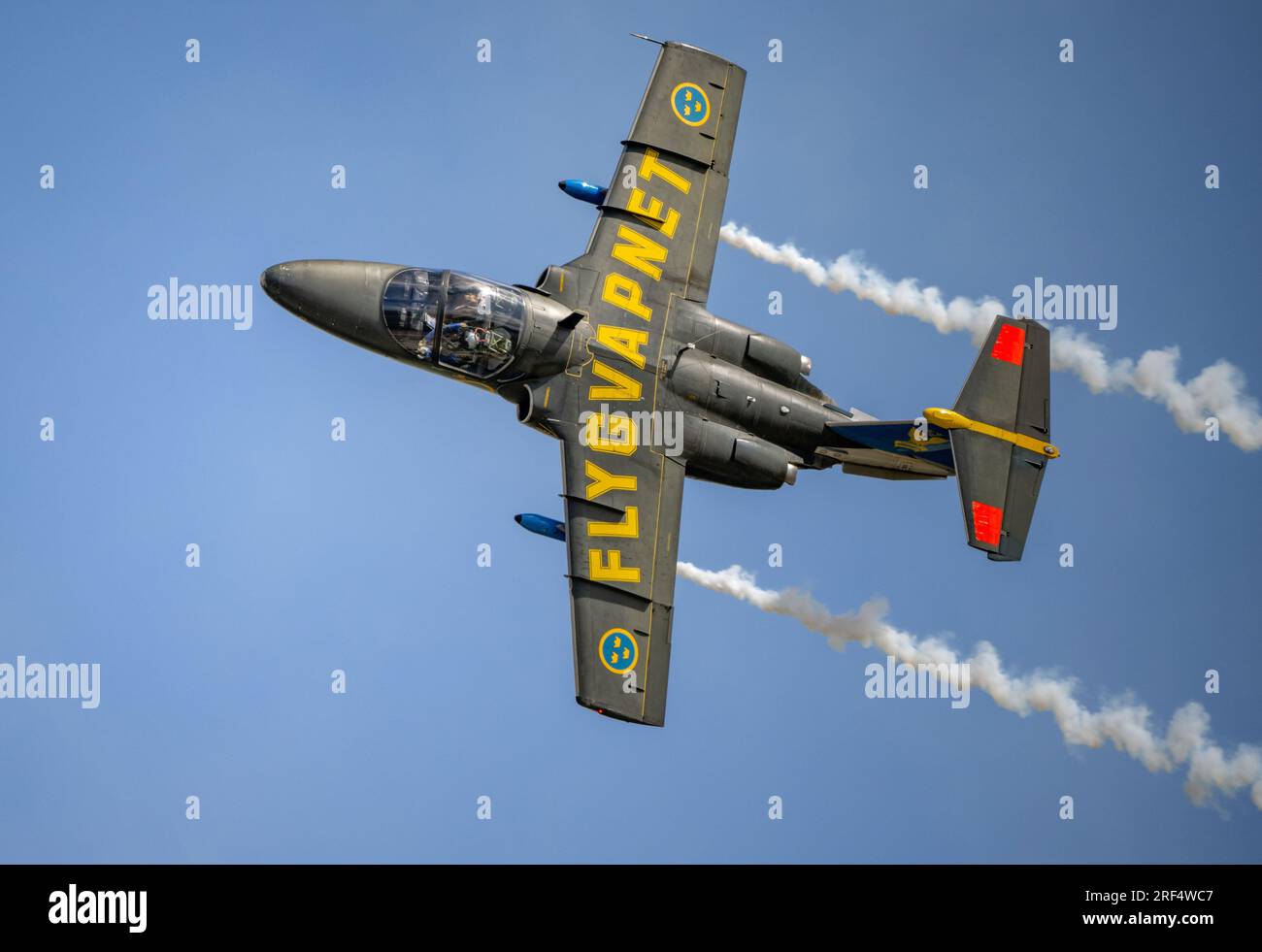 Swedish Air Force SK.60 (Saab 105) epic flying display at the Royal ...